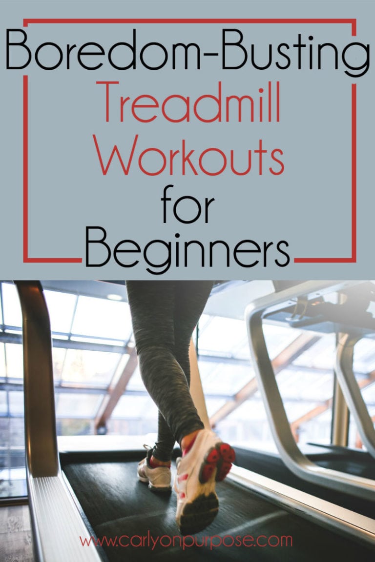 Beginner Treadmill Workouts - Mommy on Purpose