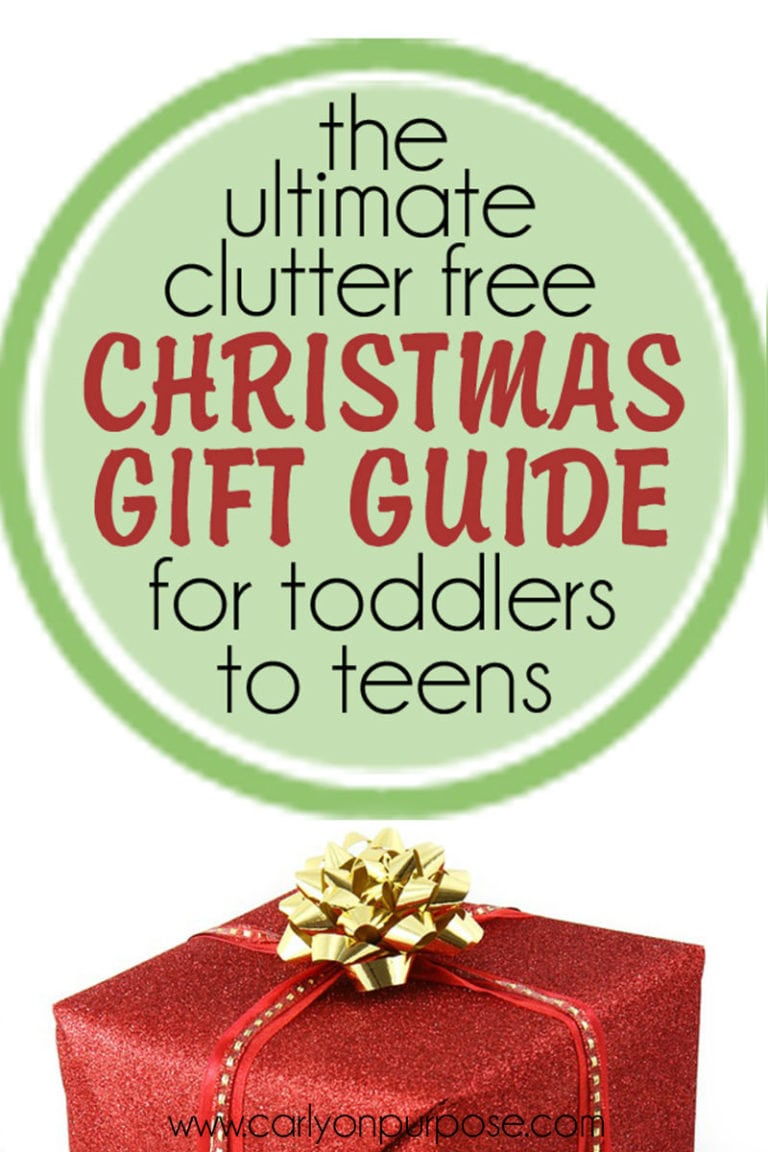 The Ultimate Clutter Free Christmas Gifts Guide - For Little People ...