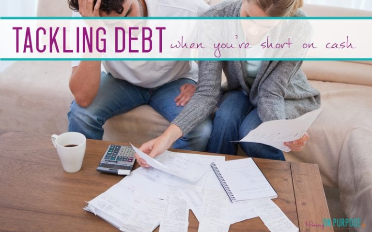 How to Tackle Debt When You’re Short on Cash - Mommy on Purpose