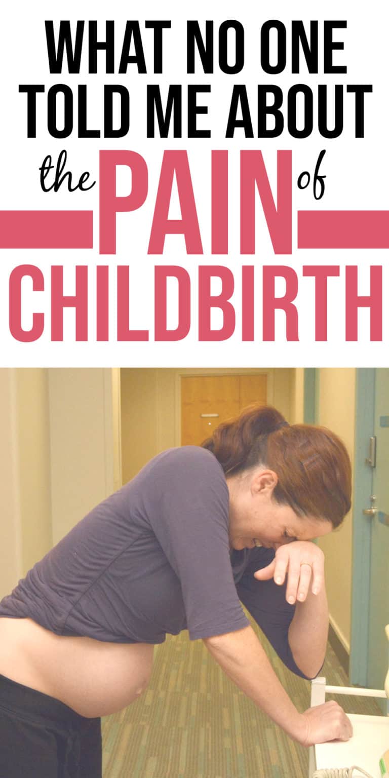 The one thing I wish someone had told me about the pain of childbirth ...