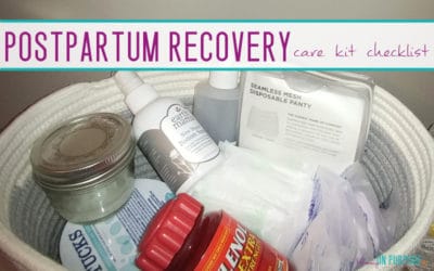 The Complete Postpartum Care Kit Checklist (all the postpartum essentials)