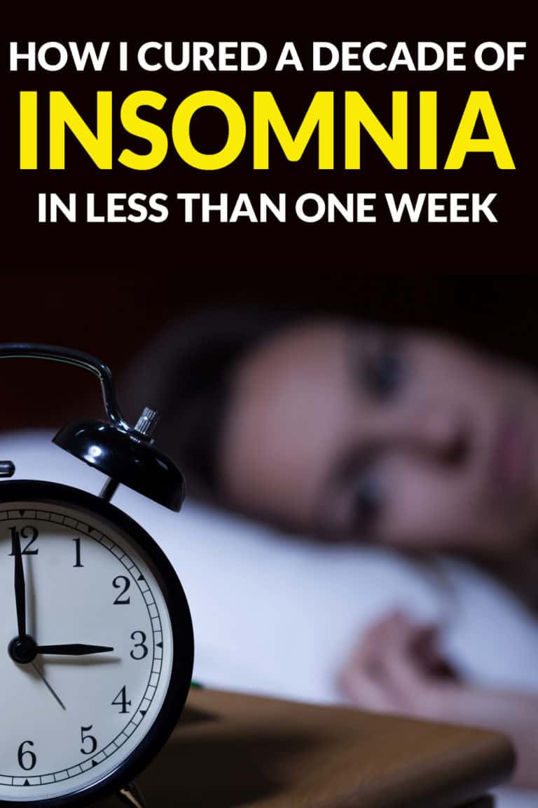 How I Cured a Decade of Insomnia in One Week - Mommy on Purpose