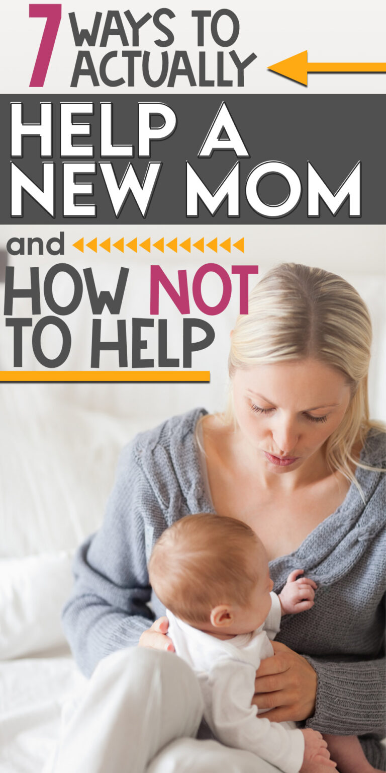 How to Help a New Mom (& how NOT to help) - Mommy on Purpose