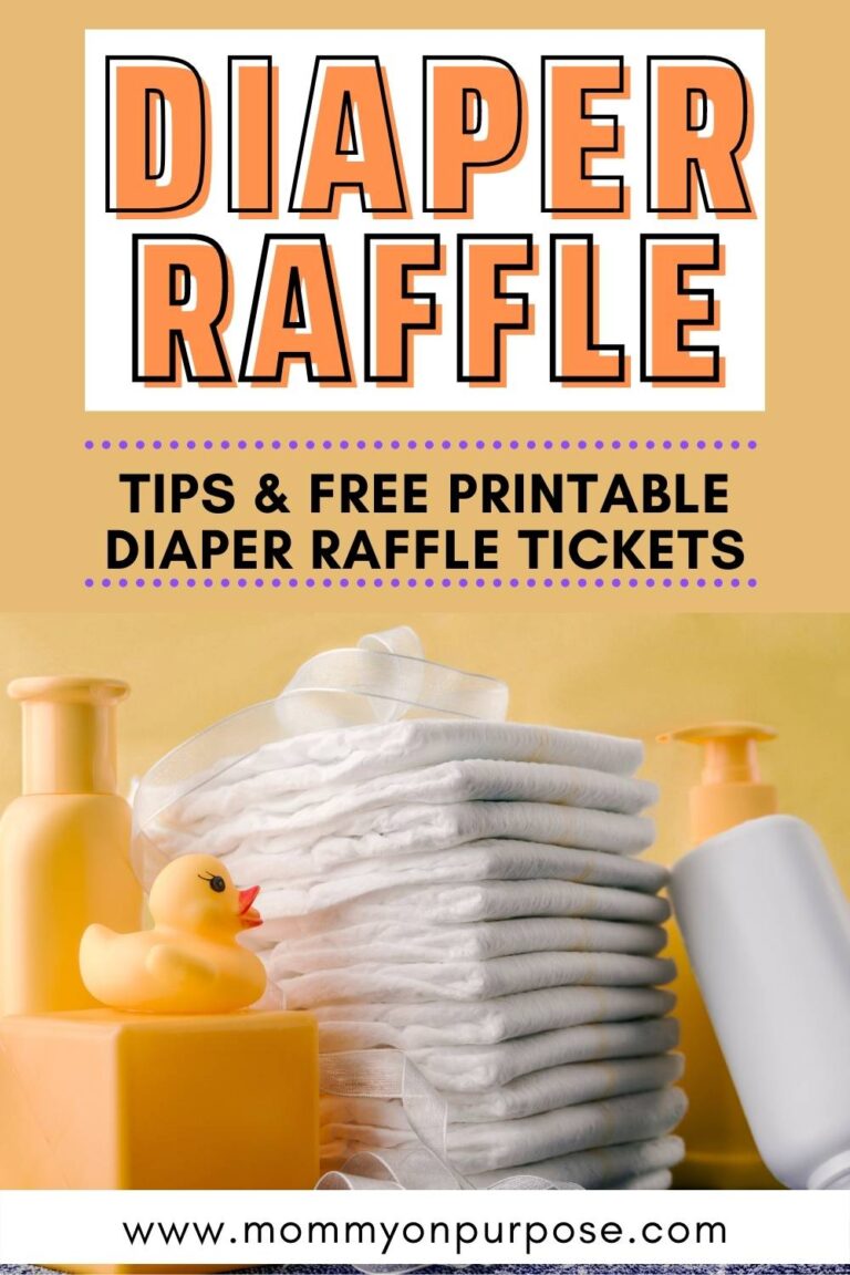How to Do a Diaper Raffle (With Free Printable Diaper Raffle Tickets)