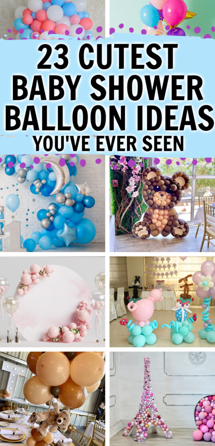 23 Cutest Baby Shower Balloons Ideas (To Make Yourself) - Mommy on Purpose