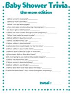 65+ Fun Baby Shower Trivia Questions to Use at Your Next Baby Shower ...