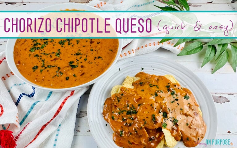 Delicious Chorizo Chipotle Queso Dip - Mommy on Purpose
