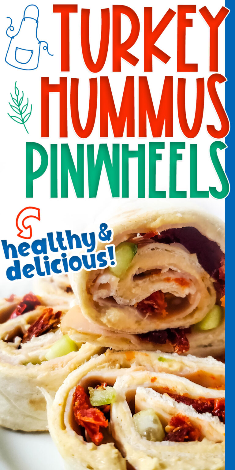 Easy Turkey Hummus Pinwheels - Mommy on Purpose