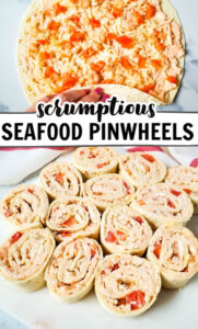 Simple Healthy Seafood Pinwheels Appetizer - Mommy on Purpose