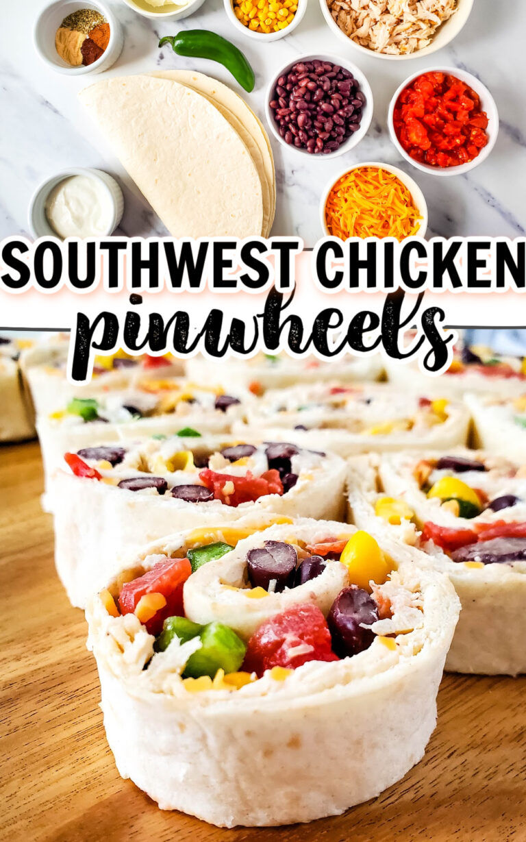 Healthy Southwest Chicken Pinwheels Appetizer - Mommy on Purpose