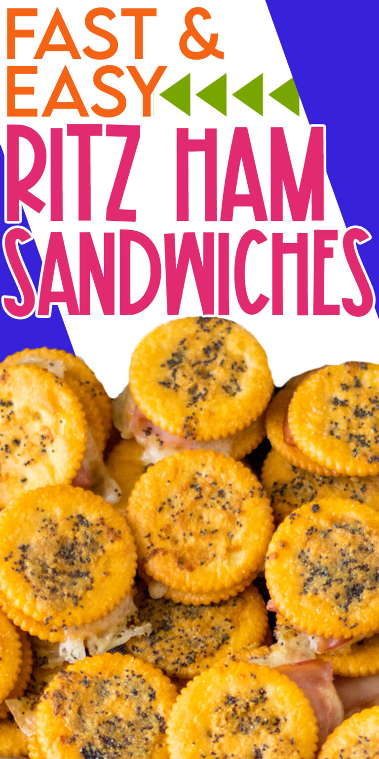 Quick and Easy Ritz Ham Sandwiches - Mommy on Purpose