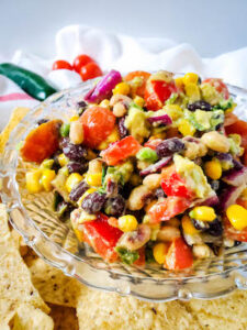 Delicious Cowboy Caviar Chip Dip - Mommy on Purpose