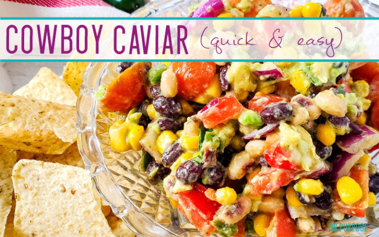 Delicious Cowboy Caviar Chip Dip - Mommy on Purpose