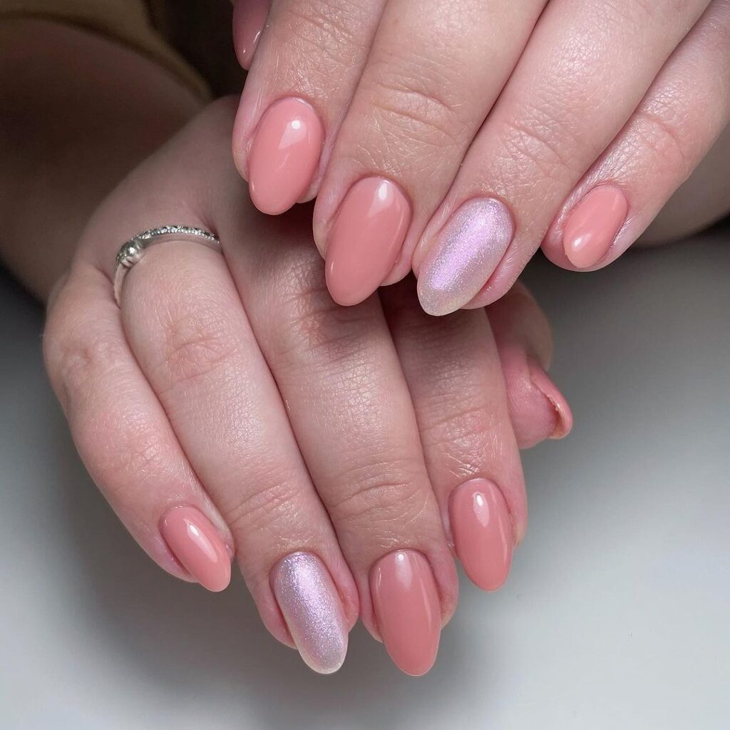 Minimalist Nails Featuring Neutral Colors and Simple Designs