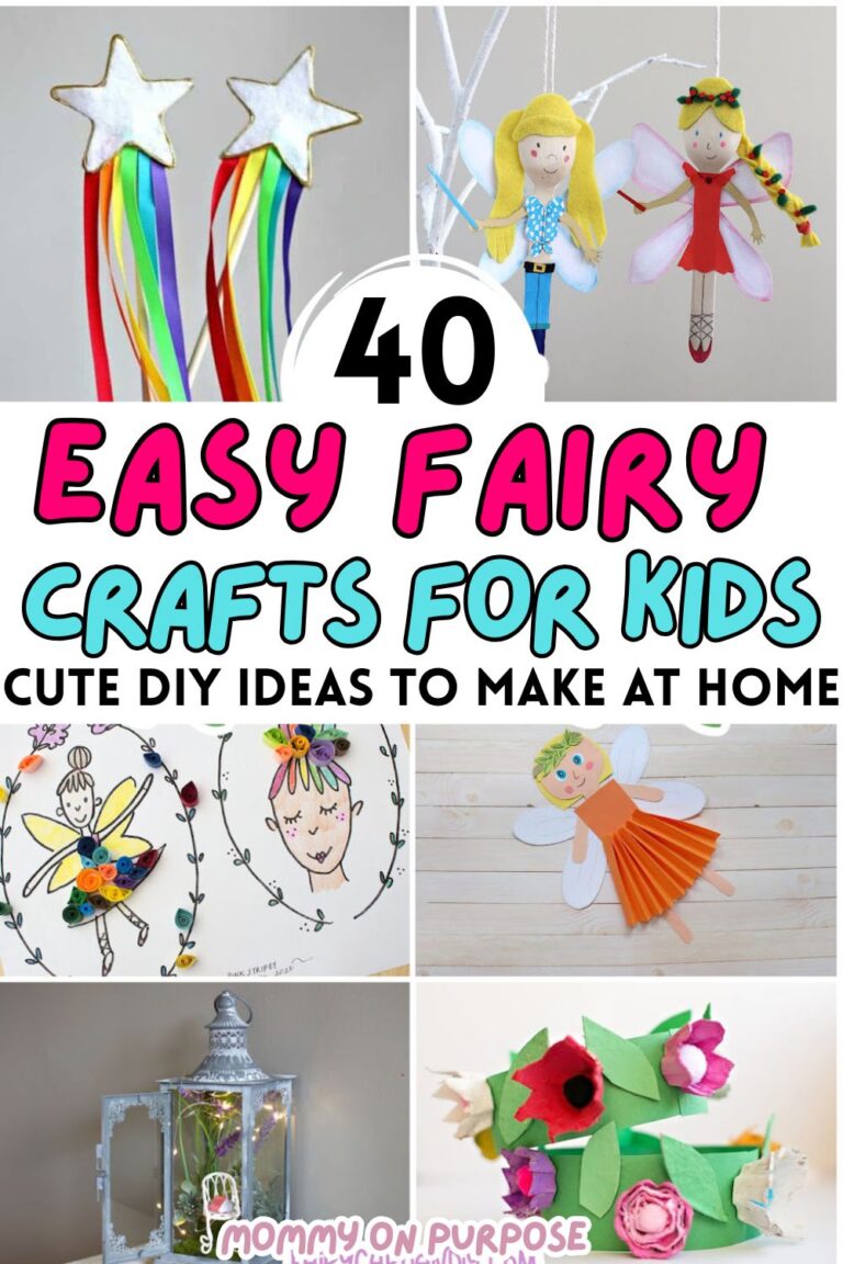 Easy Fairy Crafts for Kids - Mommy on Purpose