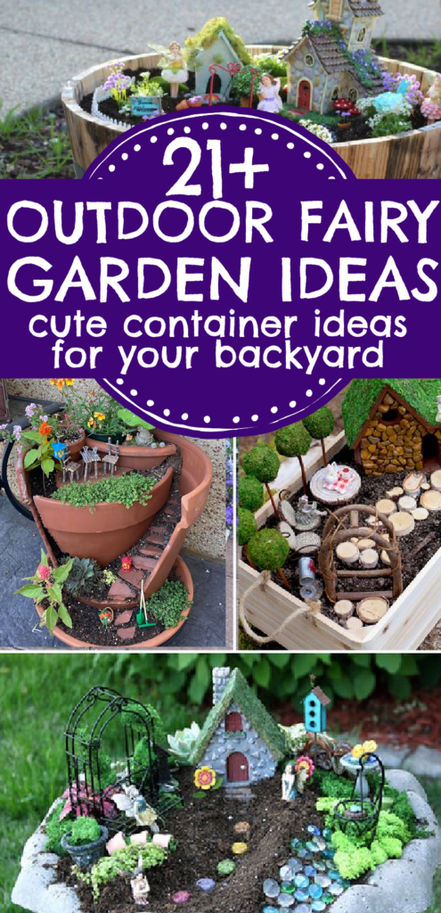 23 Outdoor Fairy Garden Ideas for Containers You'll Love - Mommy on Purpose