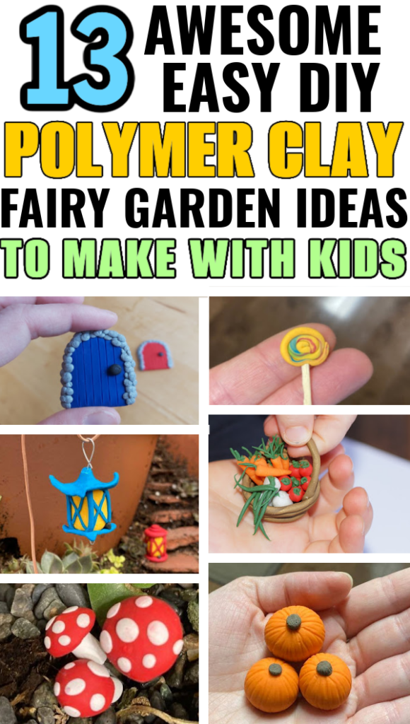 13 DIY Clay Fairy Garden Accessories - Mommy on Purpose